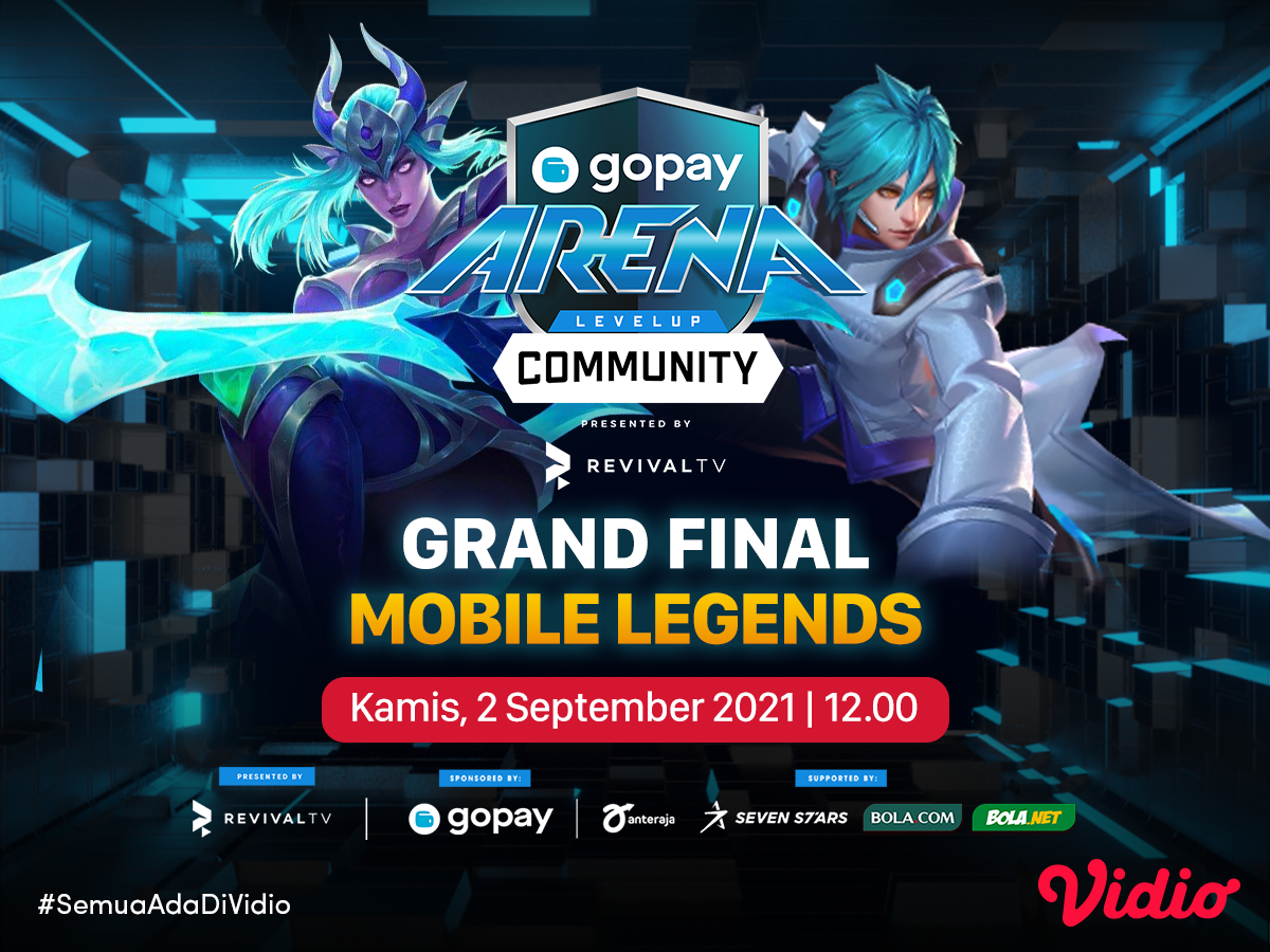 Link Live Streaming GoPay Arena Mobile Legends Week 23 | Vidio