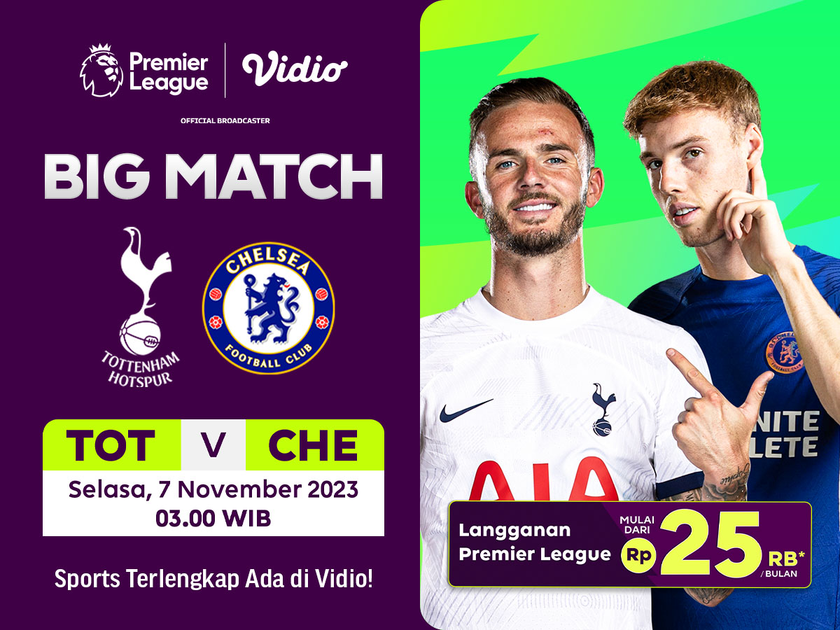 Hasil Tottenham vs Chelsea: Skor 1-4 dan Highlights di Vidio | Vidio