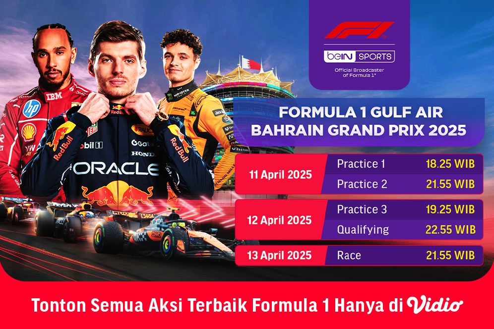 Jadwal Formula 1 Bahrain 2025 Pekan ini